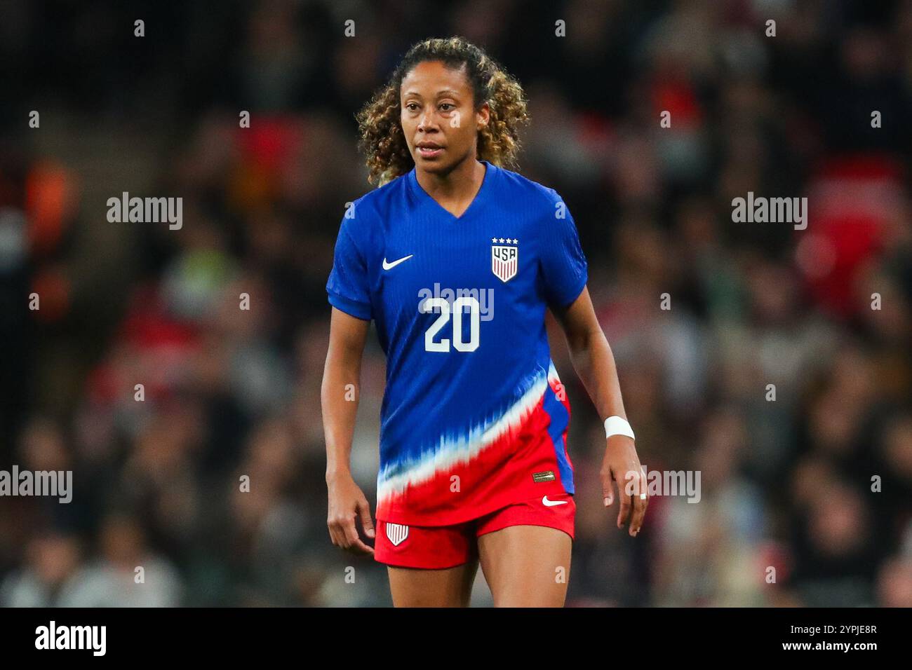 Casey Krueger of United States looks on during the Women's ...