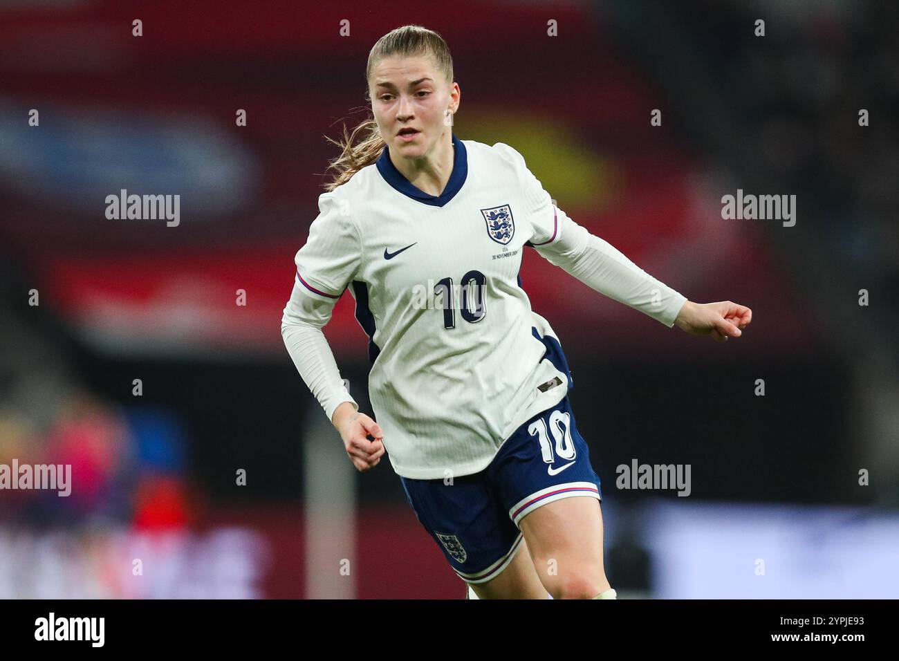 Jess Park of England in action during the Women's International ...