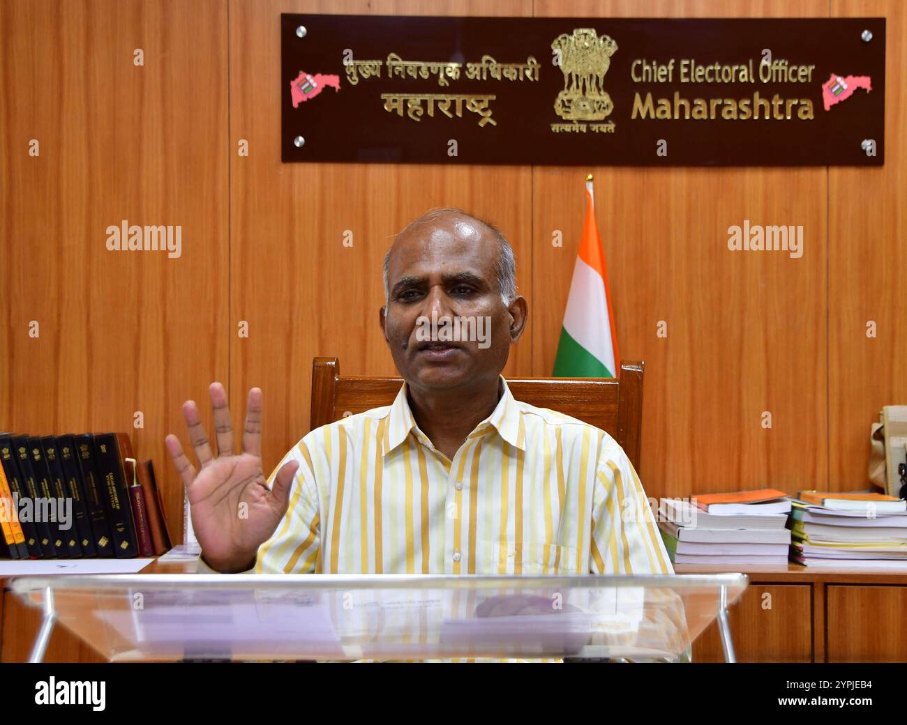 MUMBAI, INDIA - MARCH 29: IAS officer S. Chockalingam appointed as ...