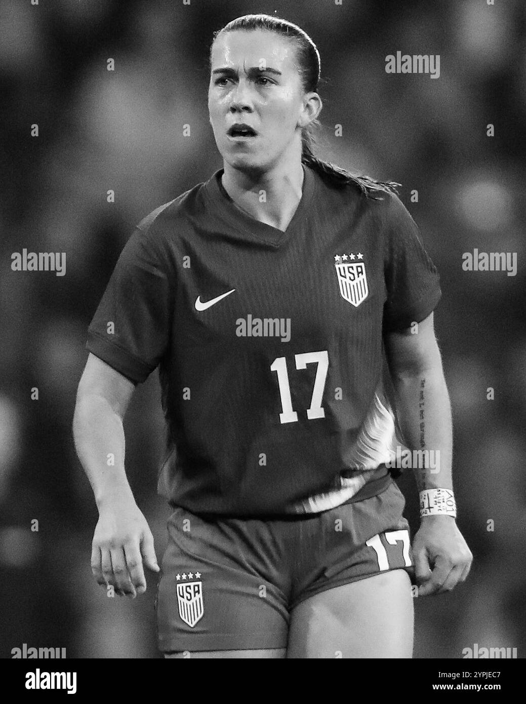 Sam Coffey of United States looks on during the Women's International ...