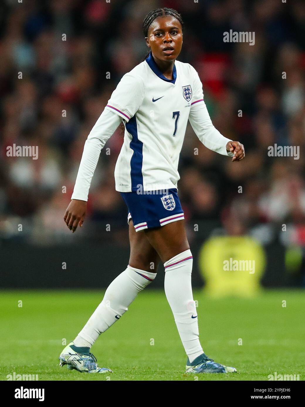 Jessica Naz of England looks on during the Women's International ...