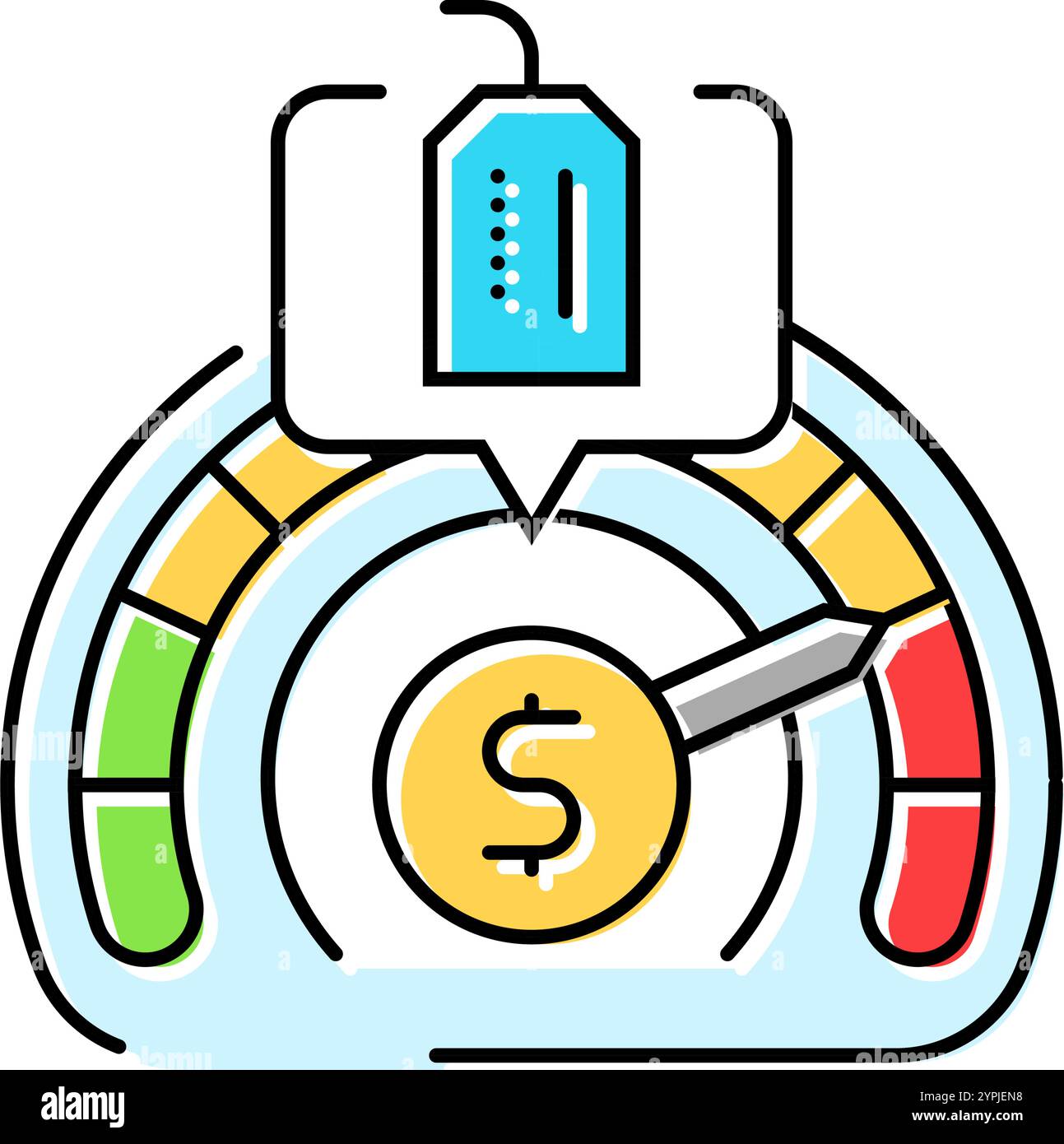 perception value consumer behavior color icon vector illustration Stock ...