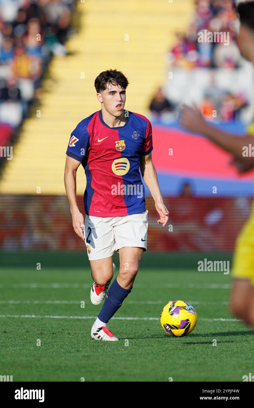 Barcelona, Spain. 30th Nov, 2024. Fermin Lopez in action during the ...