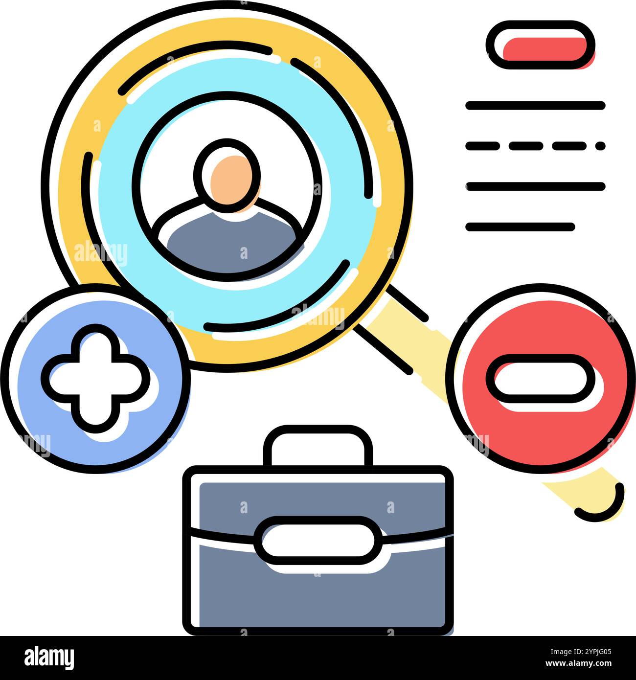 competitive analysis technical sales engineer color icon vector ...