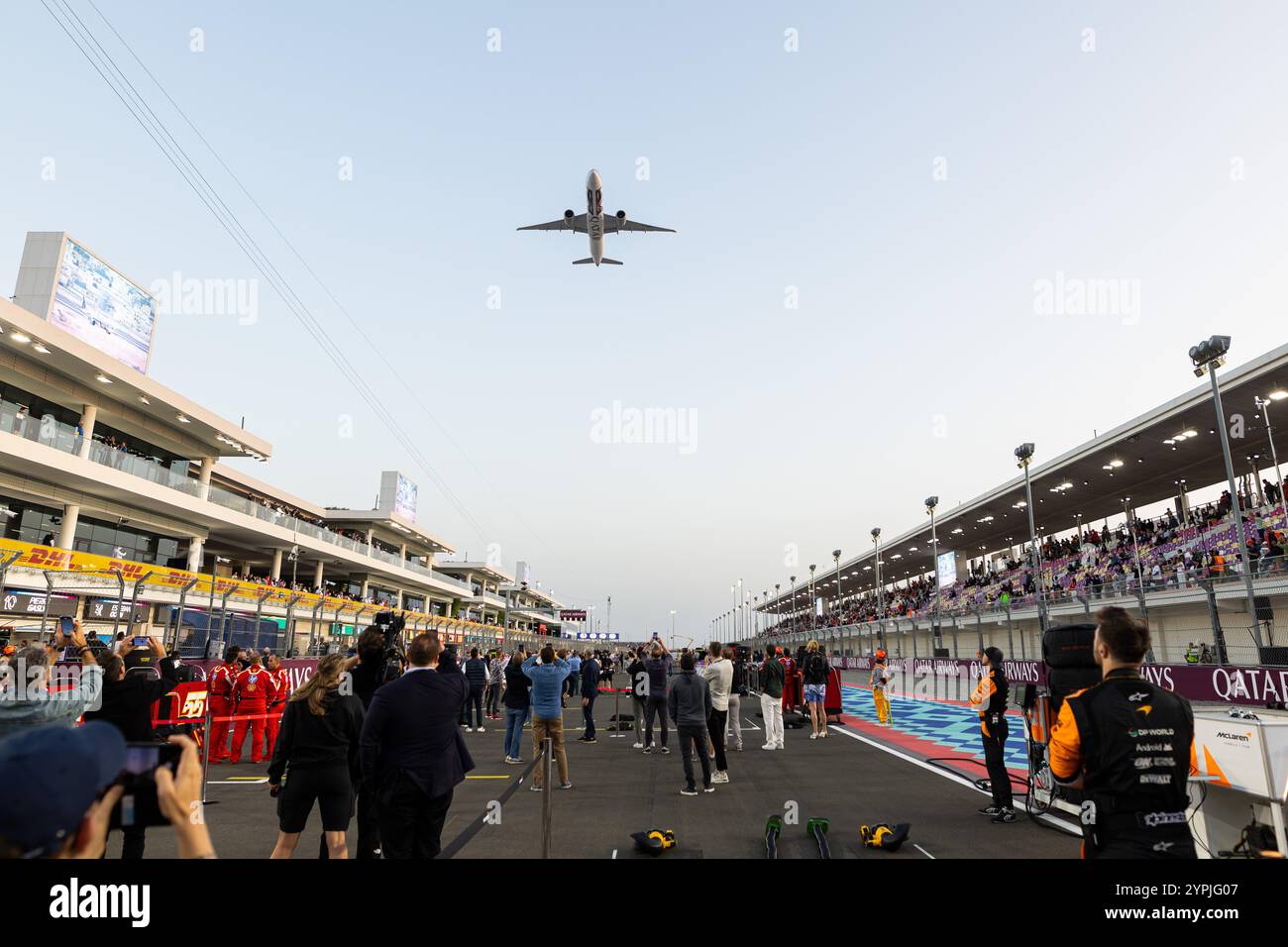 Lusail, Qatar. 30th Nov 2024. Grid illustration during the Formula 1 ...