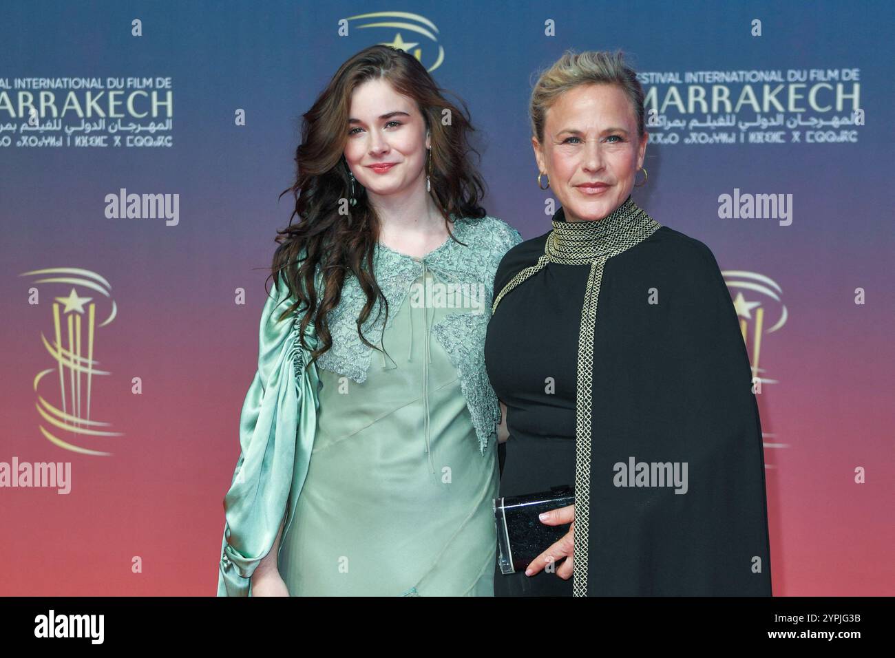 Patricia Arquette and her daughter Harlow Olivia attending the Tribute ...