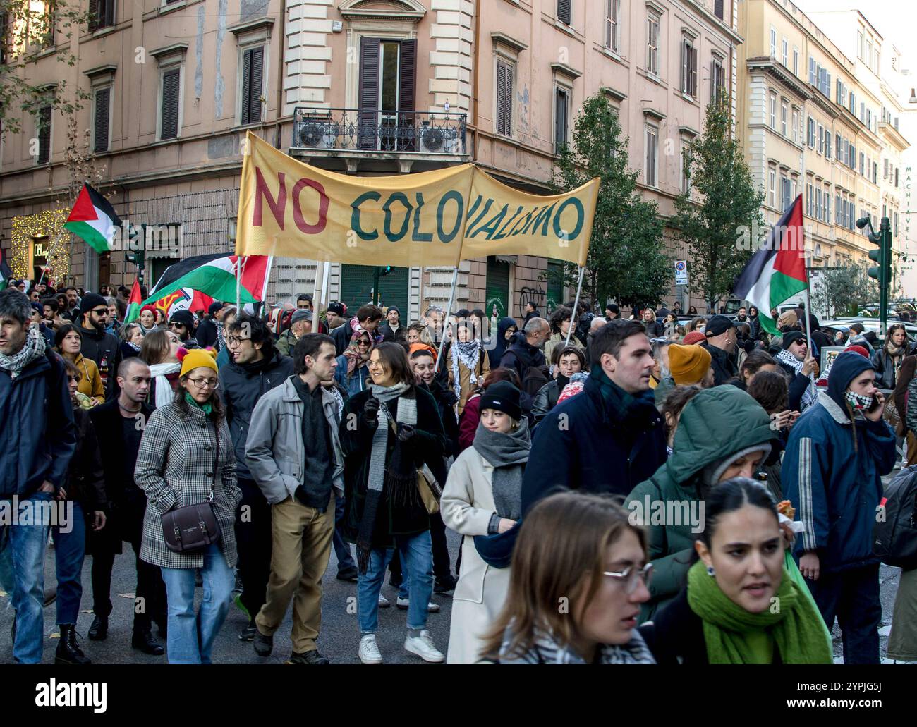 Rome, Italy. 30th Nov, 2024. National demonstration in Rome for ...