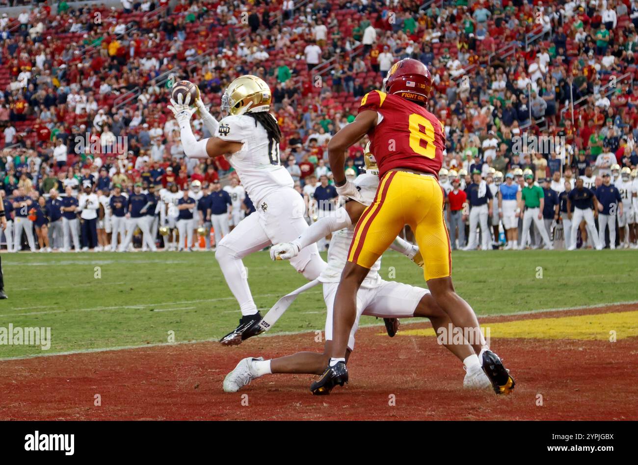November 30, 2024 Notre Dame Fighting Irish safety Xavier Watts (0 ...