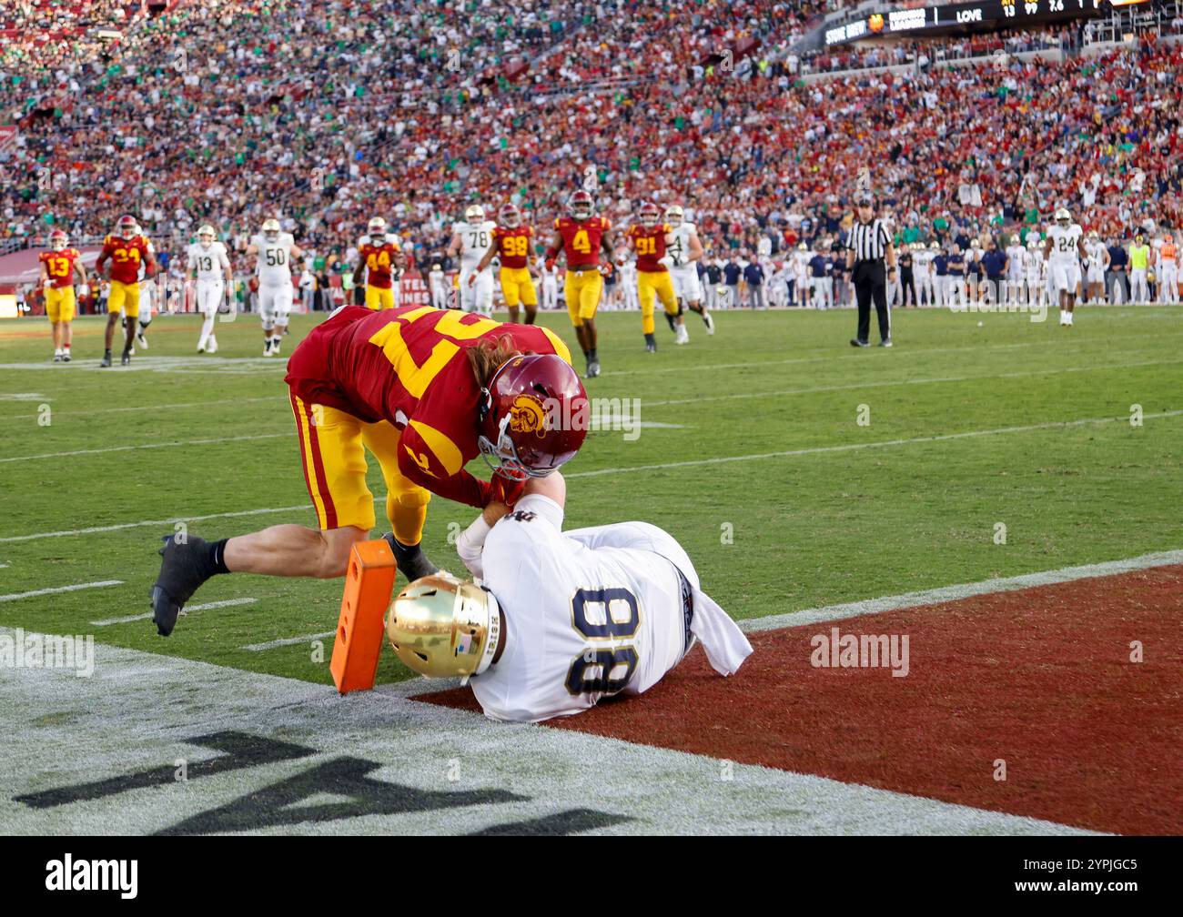 November 30, 2024 Notre Dame Fighting Irish tight end Mitchell Evans ...