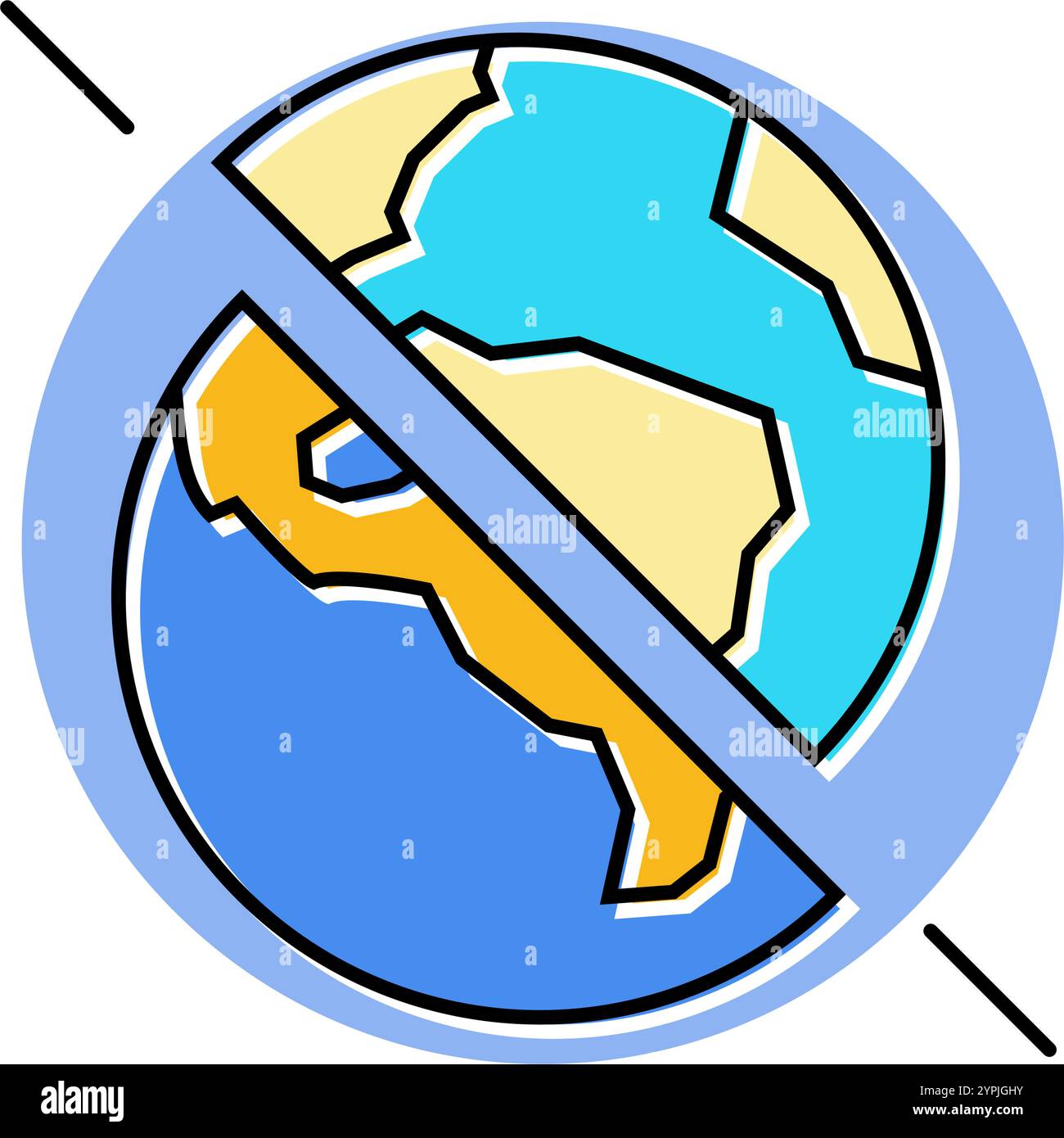 the existence of parallel universes color icon vector illustration ...