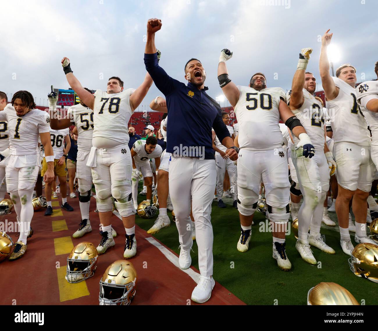 November 30, 2024 Notre Dame Fighting Irish head coach Marcus Freeman ...