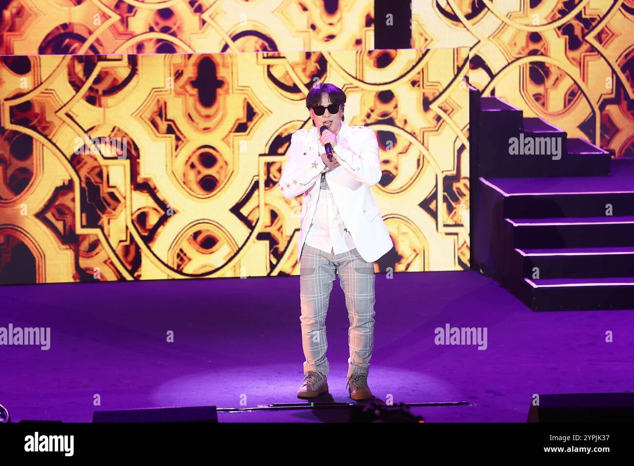 TAIPEI, CHINA - NOVEMBER 30, 2024 - Ricky, a male singer from Taiwan ...