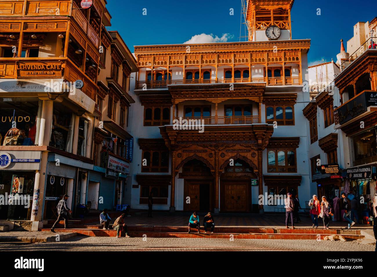 Leh a small metropolis nestled in the high Himalayas, 11,562 ft. A walk ...