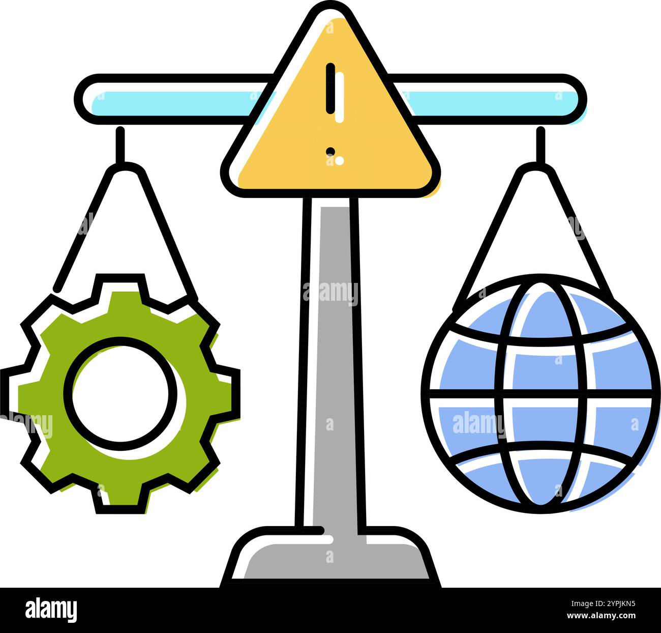 environmental compliance color icon vector illustration Stock Vector ...