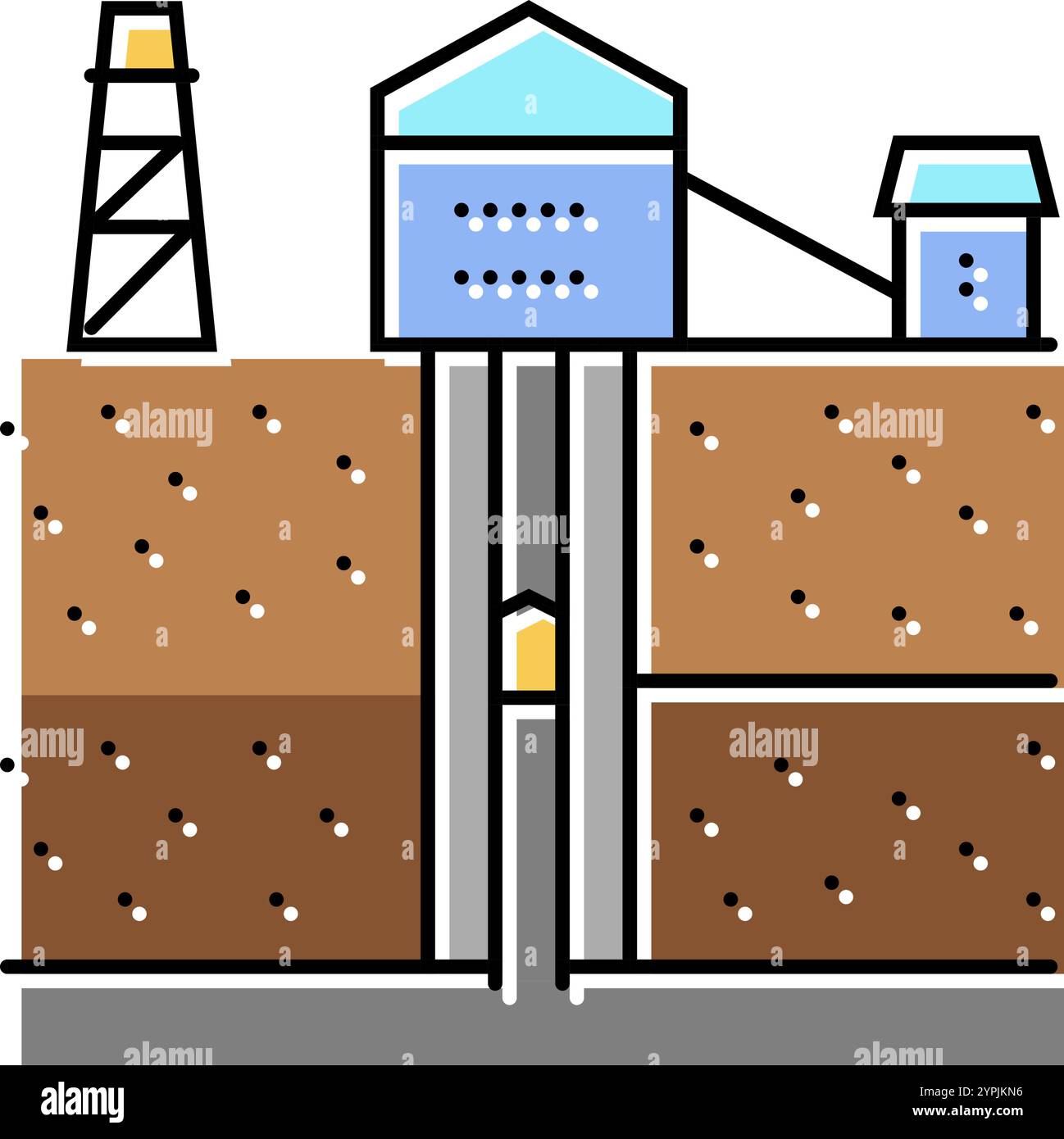 Mine shaft sign Stock Vector Images - Alamy