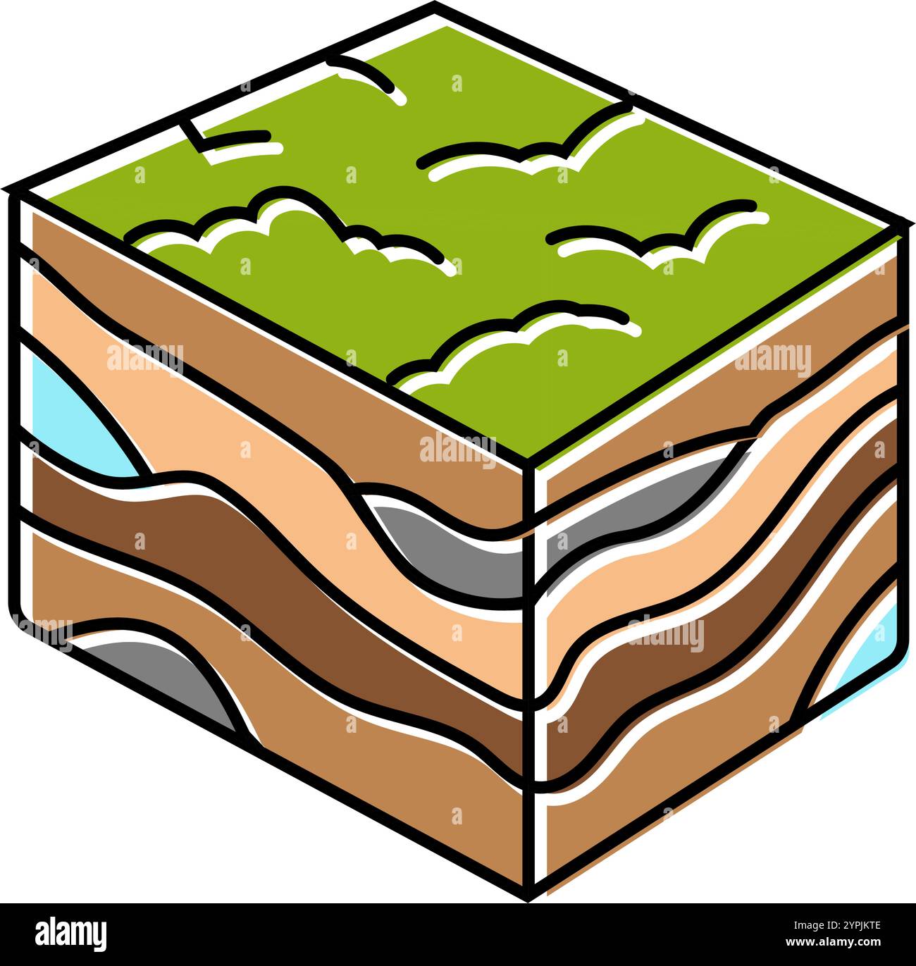 Exploration core drilling Stock Vector Images - Alamy