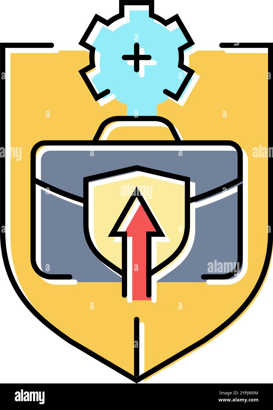 lean manufacturing modern business color icon vector illustration Stock ...
