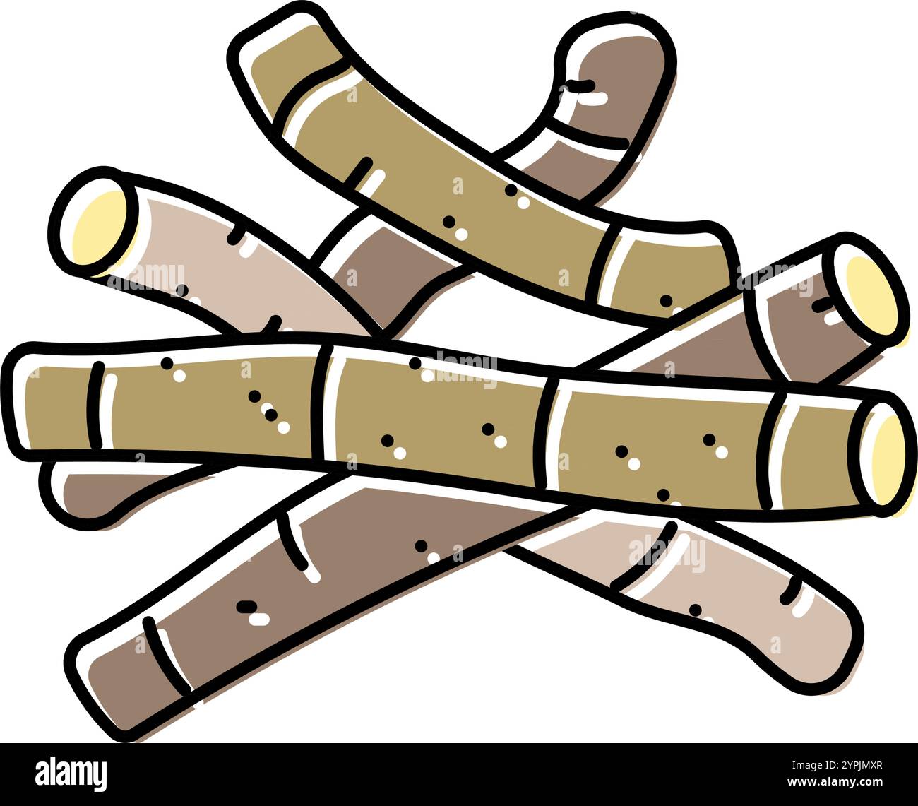 ashwagandha ayurvedic herb color icon vector illustration Stock Vector ...