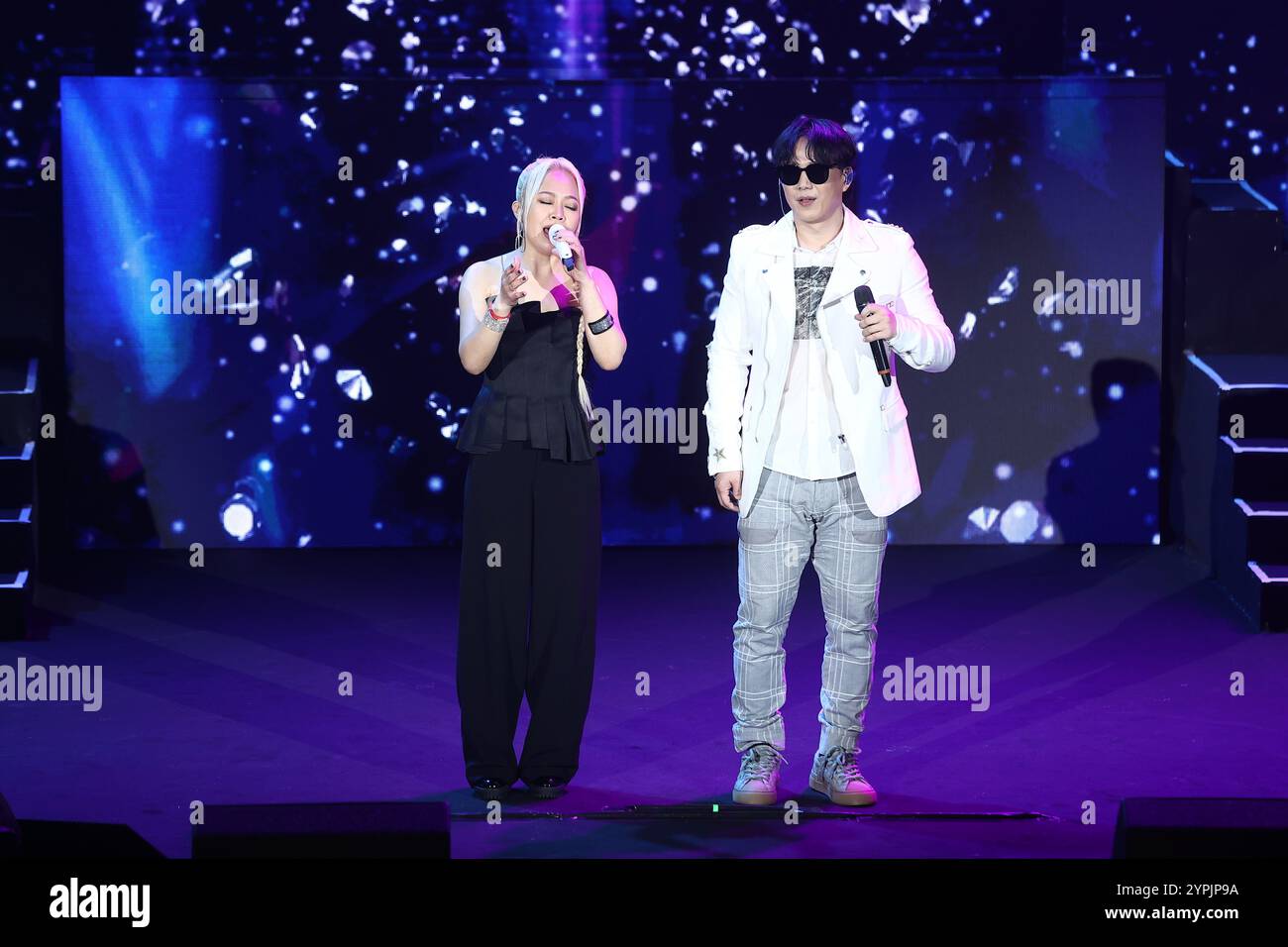 TAIPEI, CHINA - NOVEMBER 30, 2024 - Taiwanese male singer Ricky and ...