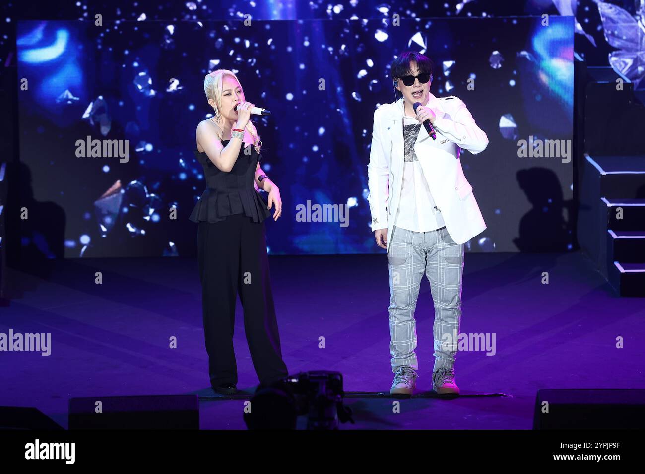 TAIPEI, CHINA - NOVEMBER 30, 2024 - Taiwanese male singer Ricky and ...