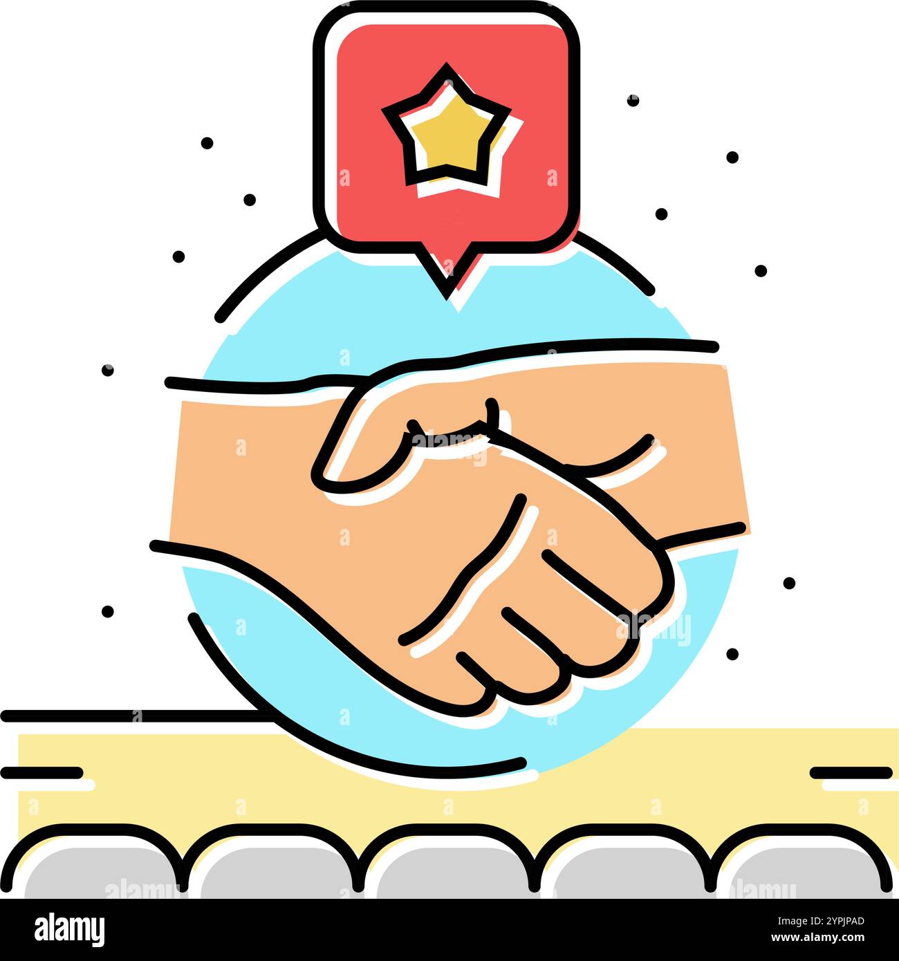 team building activities color icon vector illustration Stock Vector ...