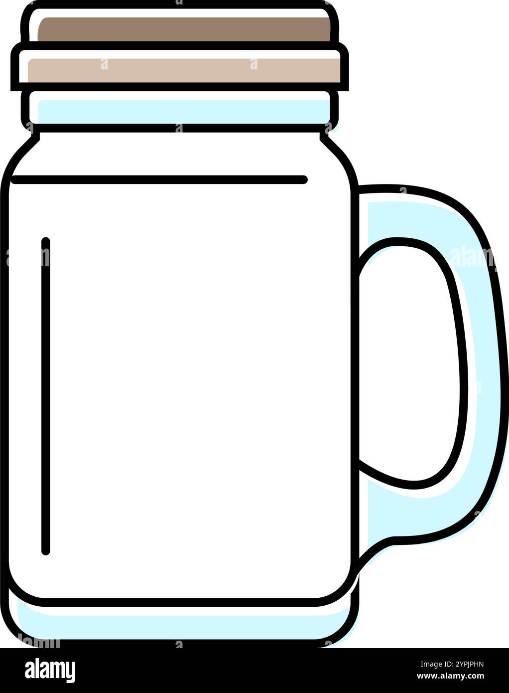 mason jar glass package color icon vector illustration Stock Vector ...