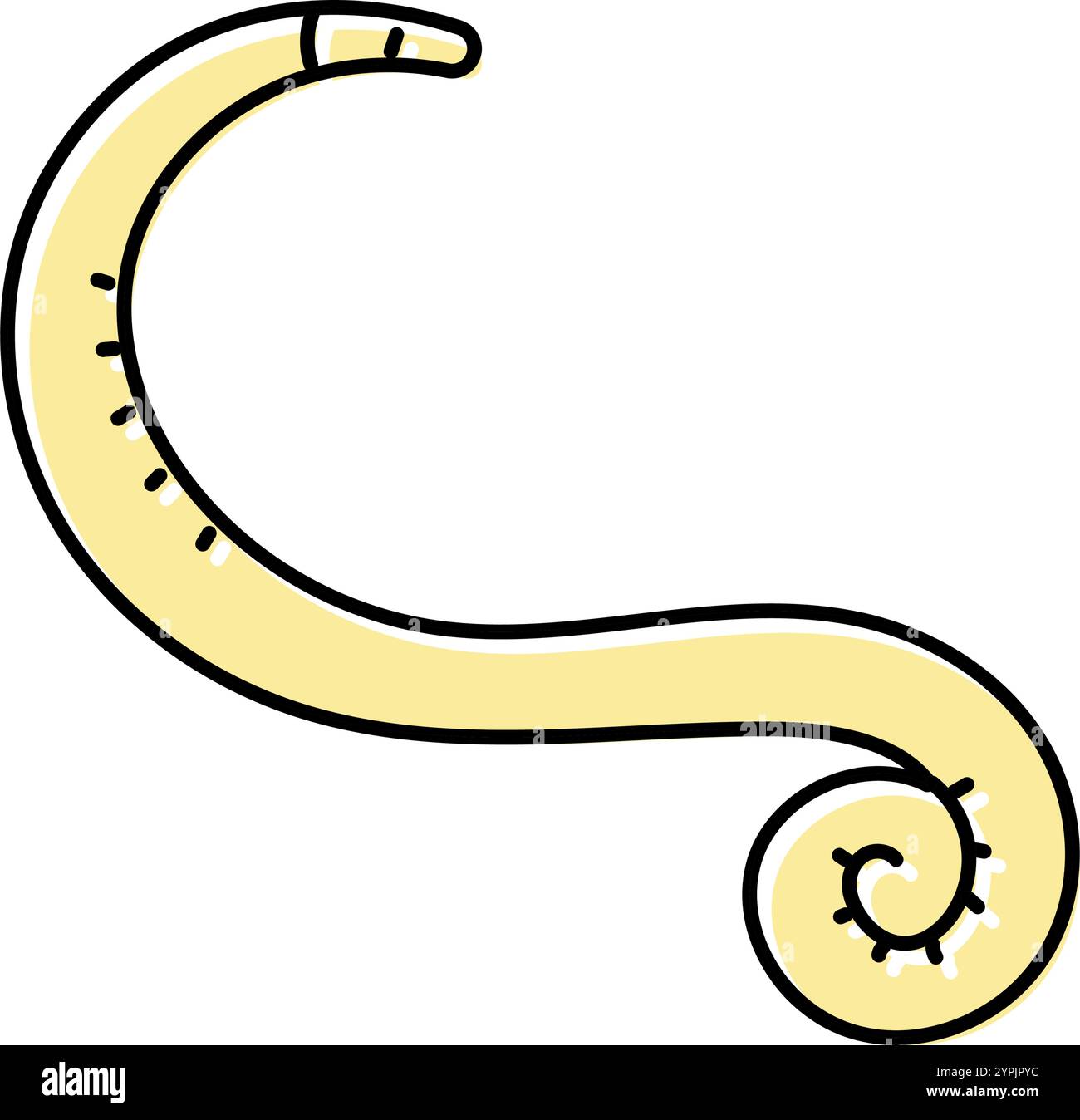 pinworm parasite color icon vector illustration Stock Vector Image ...