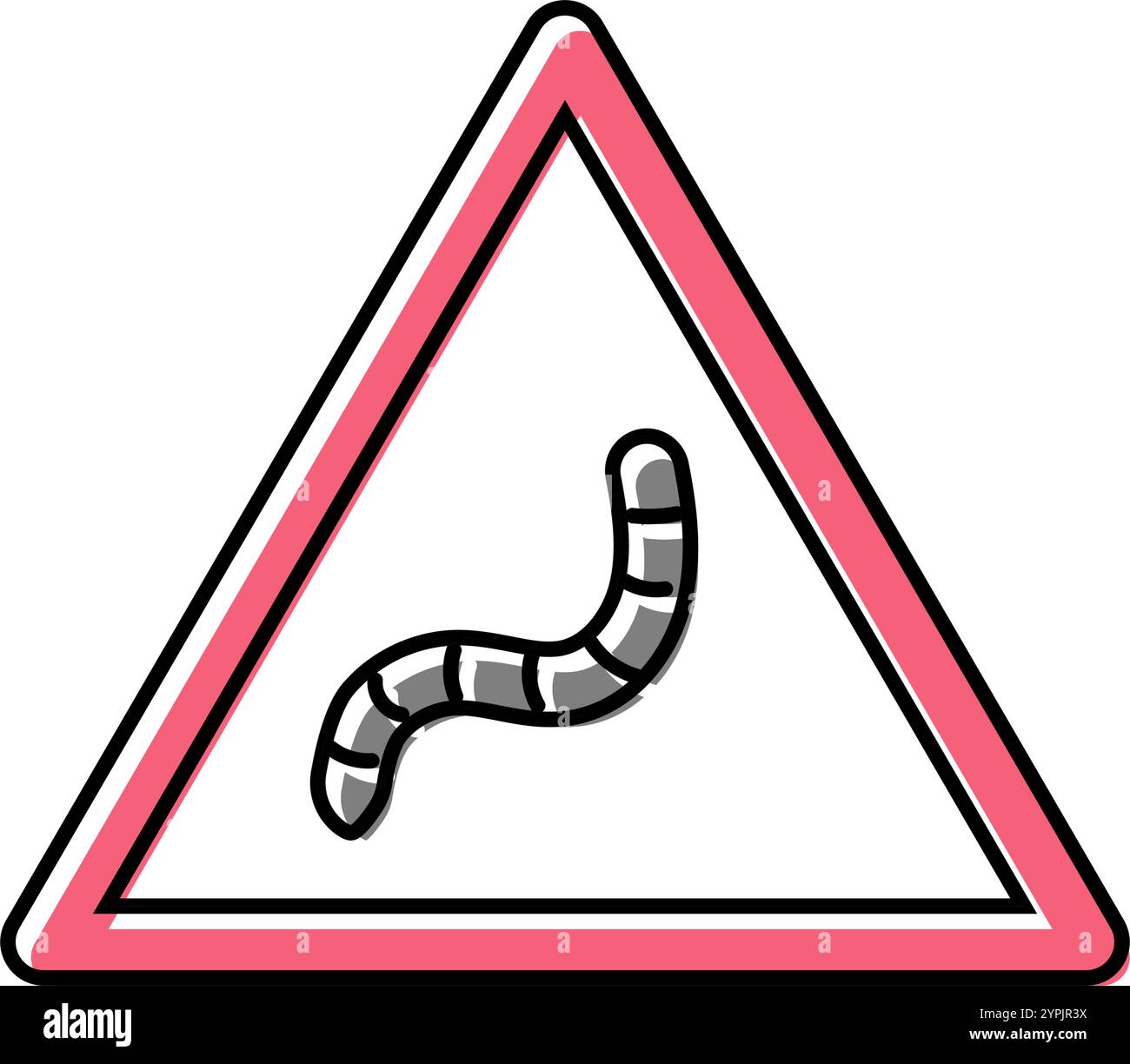 detection test worm parasite color icon vector illustration Stock ...