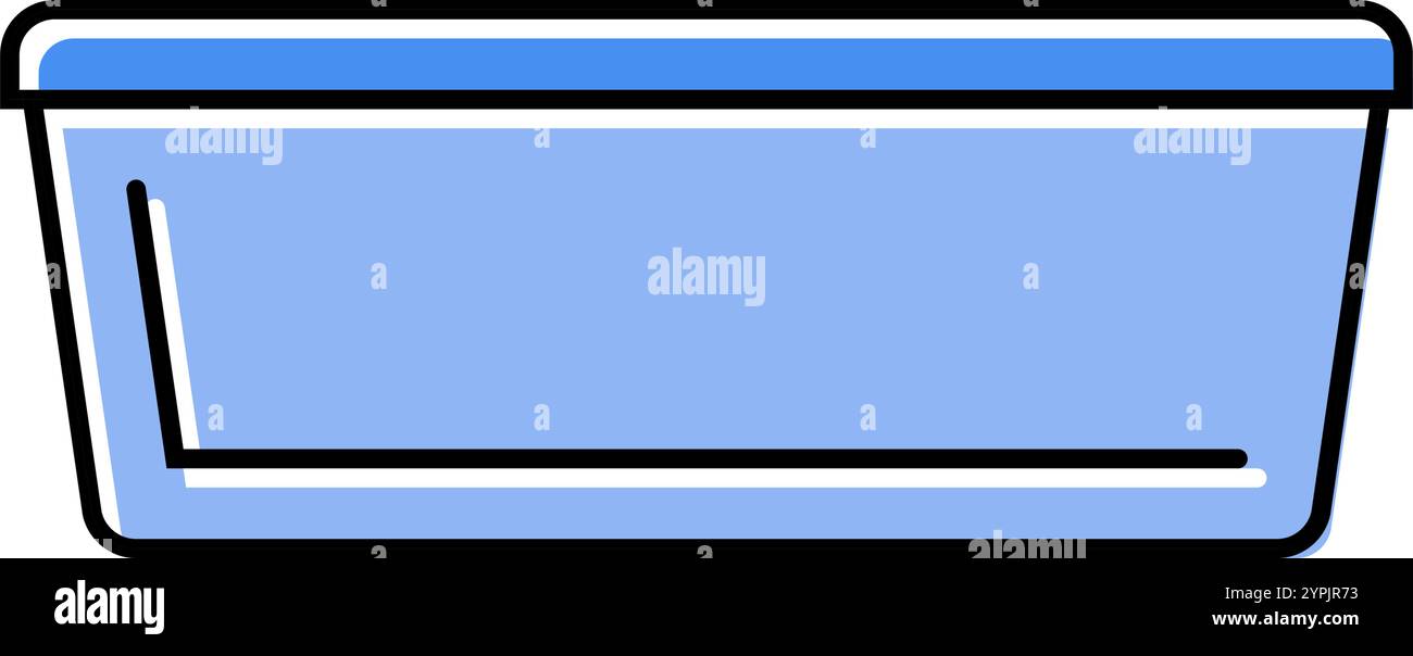 tray plastic package color icon vector illustration Stock Vector Image ...