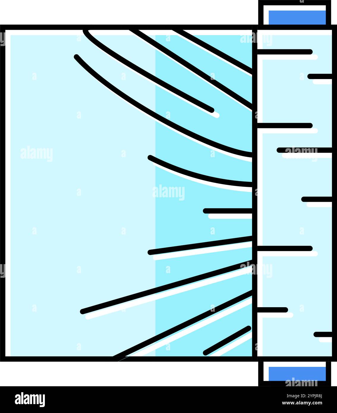 wrap plastic package color icon vector illustration Stock Vector Image ...