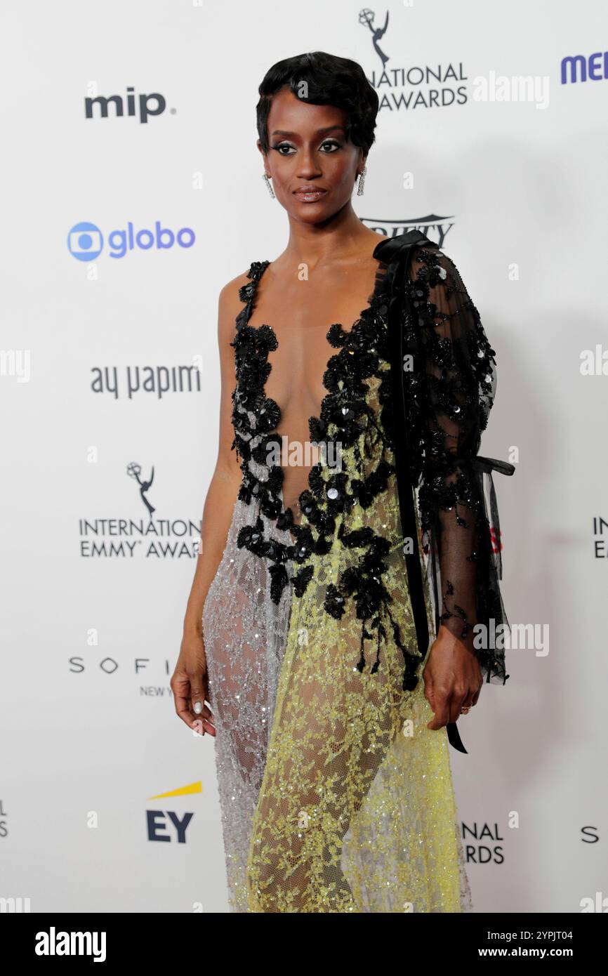 New York City. 25th Nov, 2024. NEW YORK, NEW YORK - NOVEMBER 25: US actress Skye P. Marshall ...