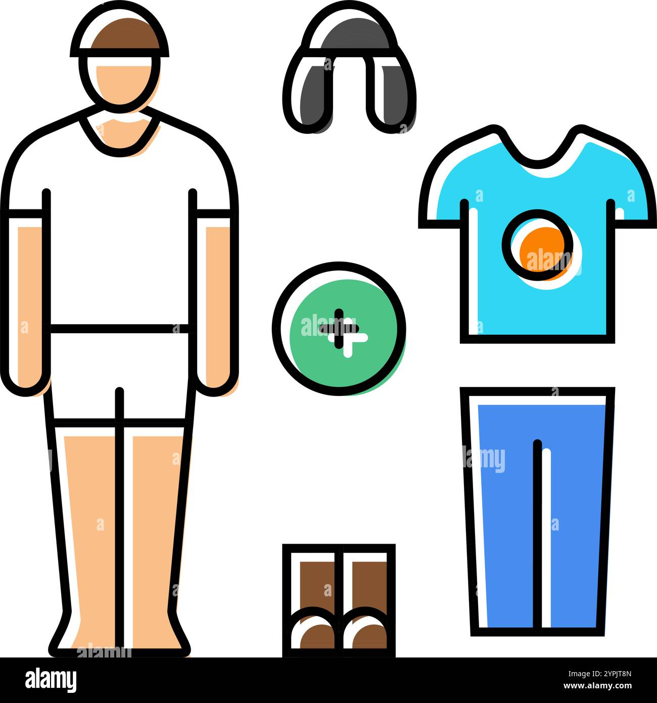 costume play color icon vector illustration Stock Vector Image & Art ...