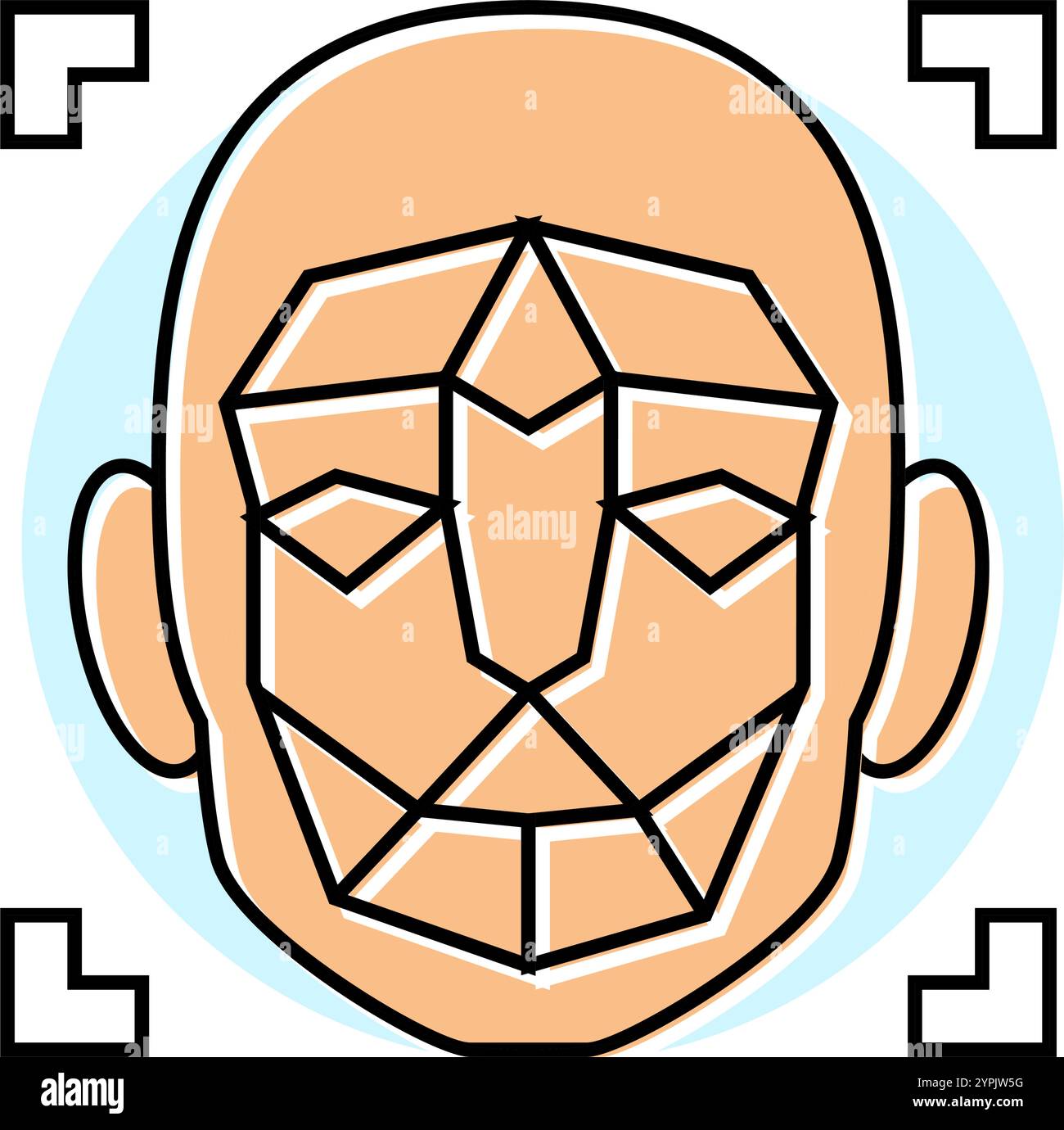 Digital face mapping Cut Out Stock Images & Pictures - Alamy