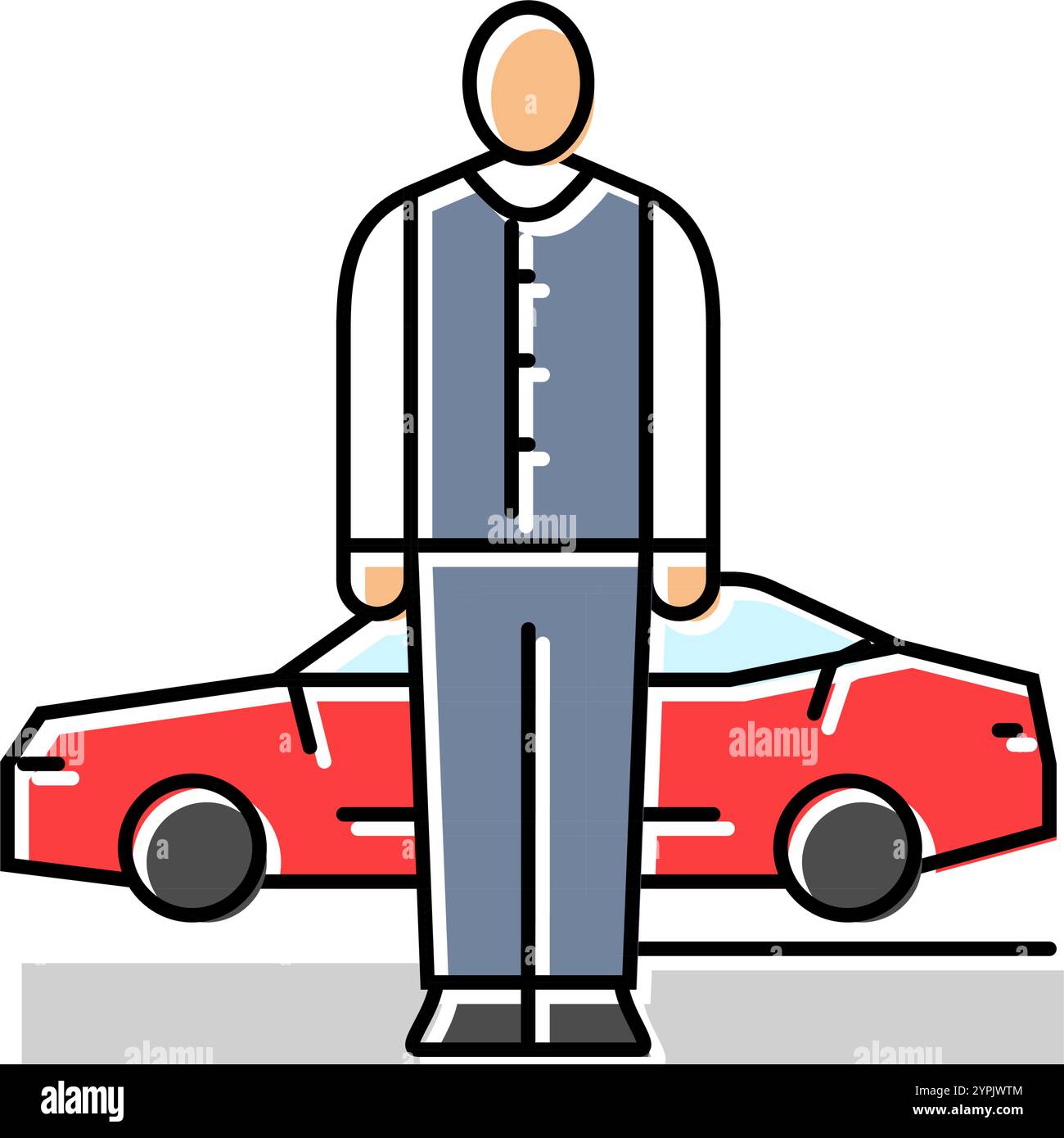 reservation hospitality hotel color icon vector illustration Stock ...