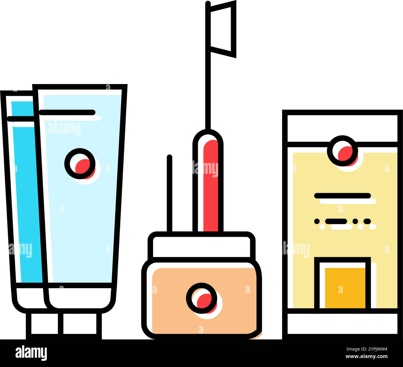 in room safe hospitality hotel color icon vector illustration Stock ...