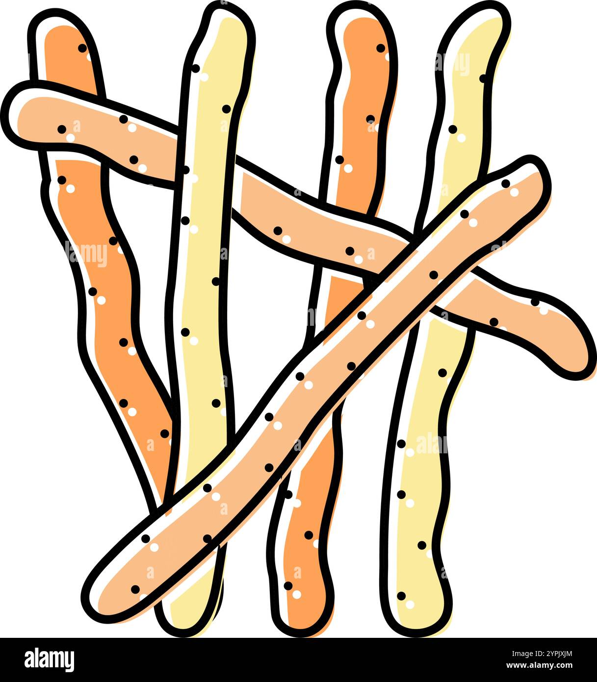 cheese sticks snack food color icon vector illustration Stock Vector ...