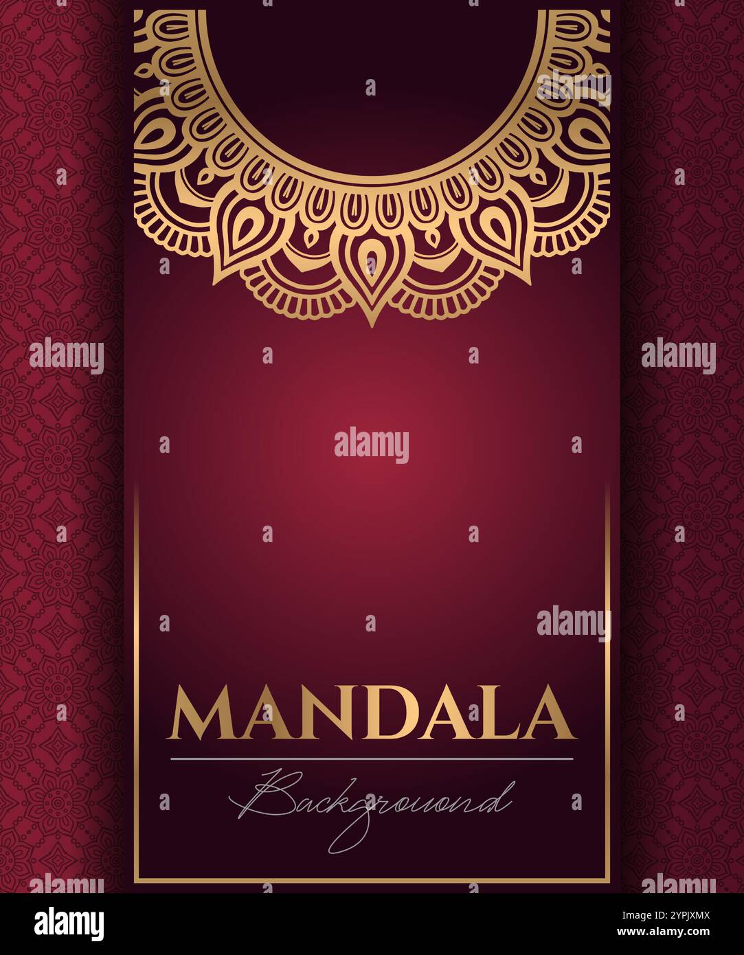 Gradient color mandala on white isolated background, Mandala with ...