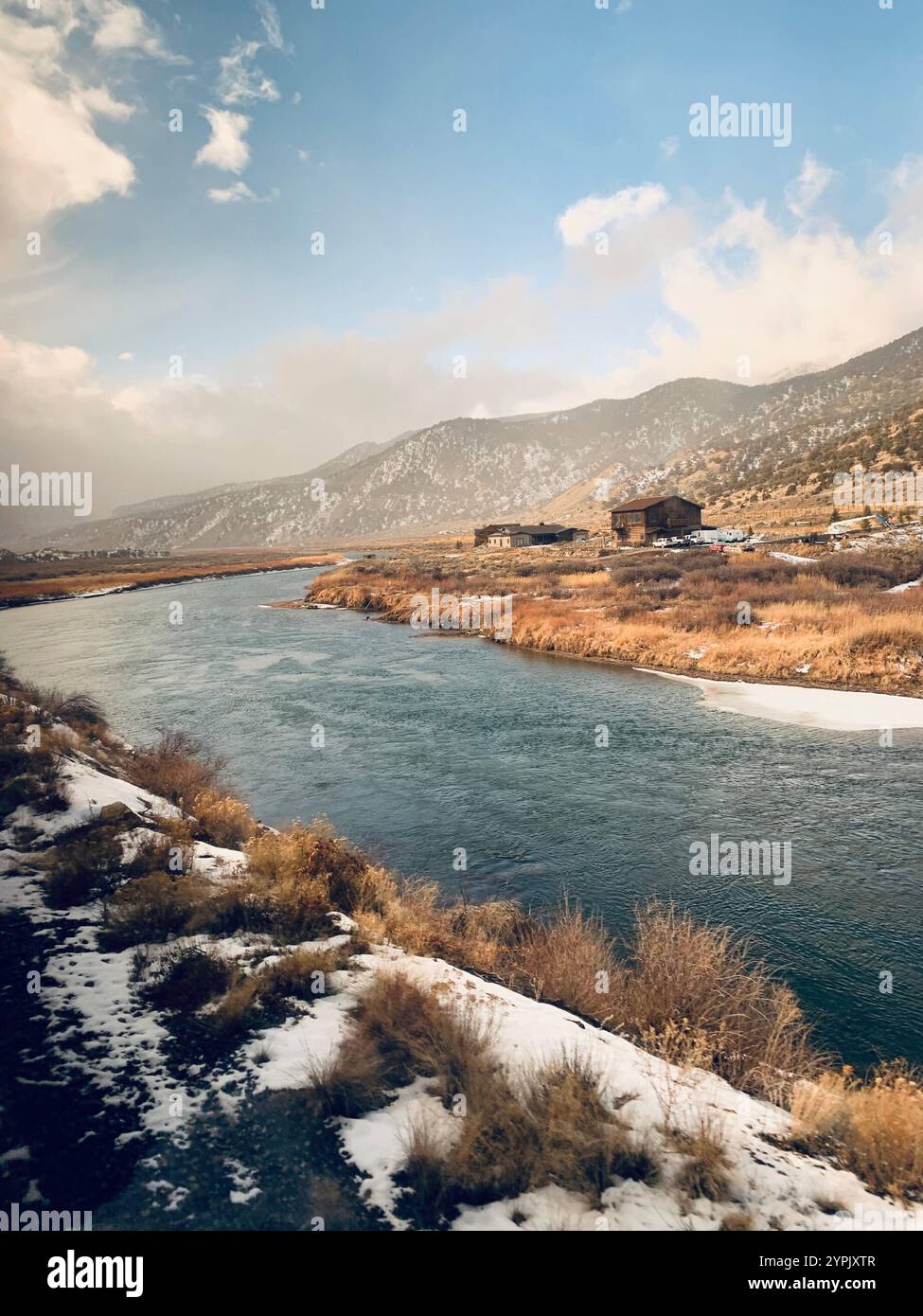 River in the western Rockies Stock Photo - Alamy