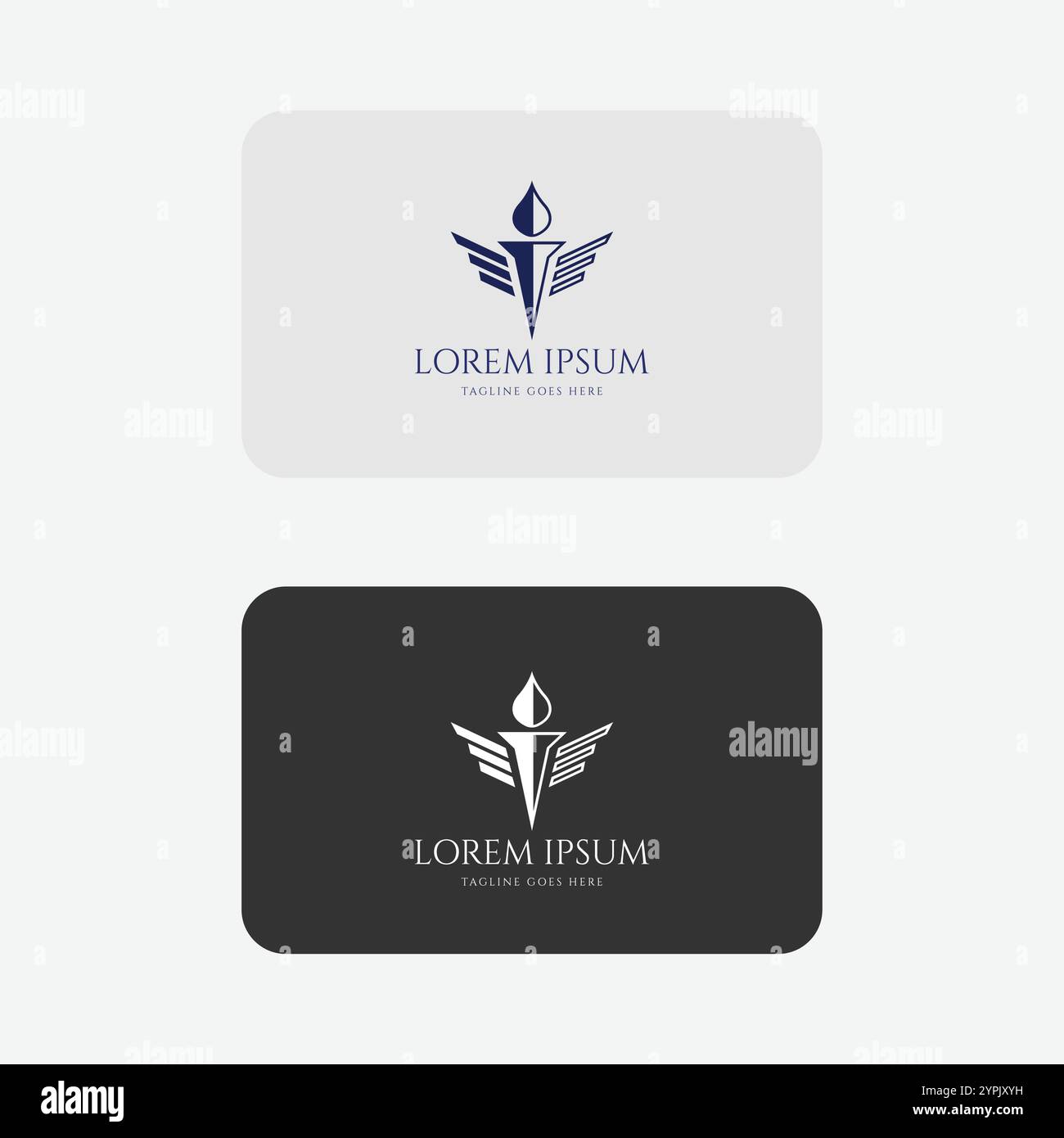 Vintage Retro Burn Torch Fire Flame Light with Wings Logo Design Vector ...