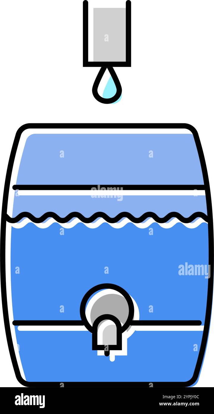 Rain barrel icon Stock Vector Images - Alamy