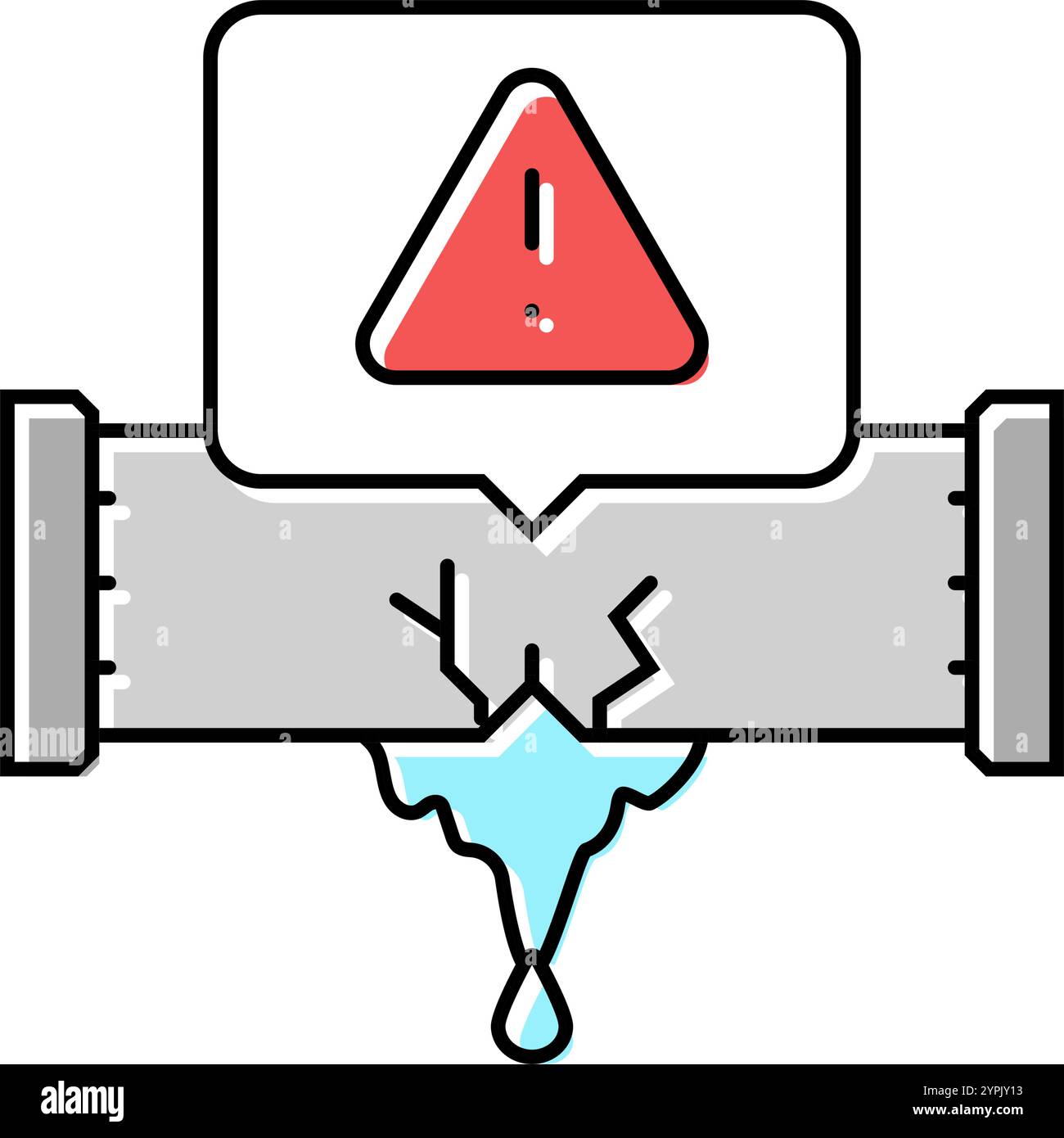 leak detection water saving color icon vector illustration Stock Vector ...