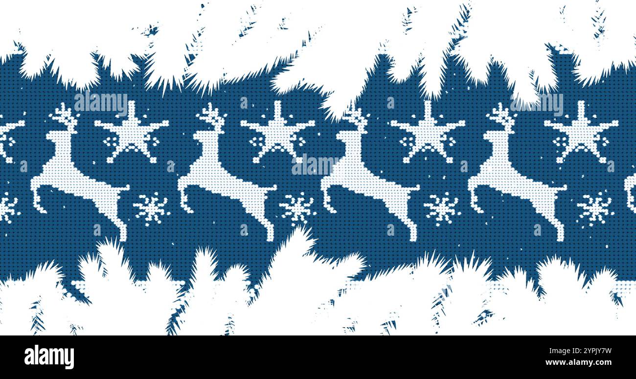 Animation falling snow over tree hi-res stock photography and images ...