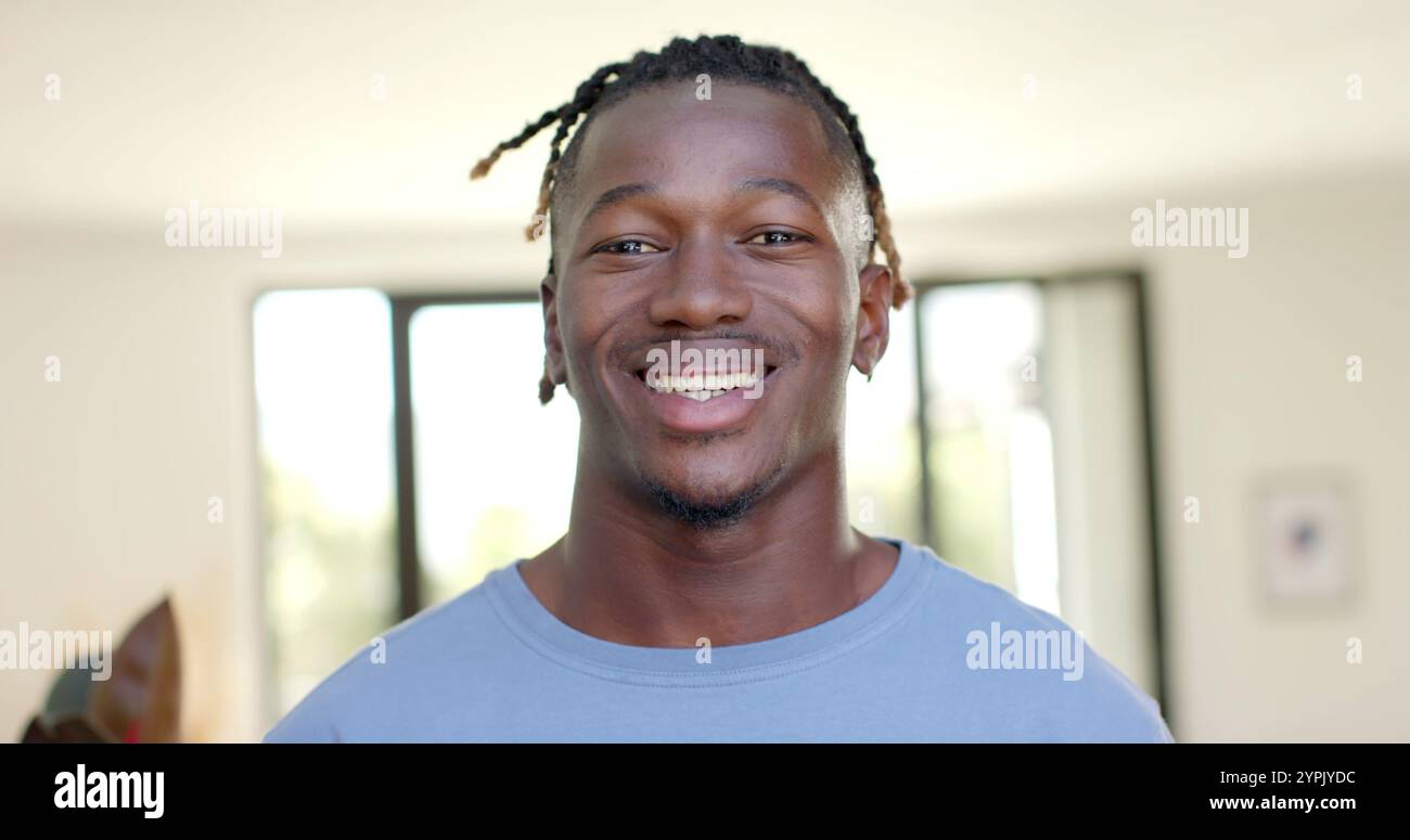 African man short dreadlocks hi-res stock photography and images - Alamy