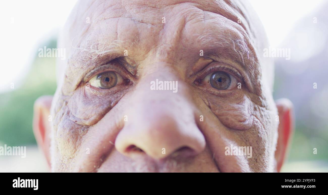 Man opening eyes in close hi-res stock photography and images - Alamy