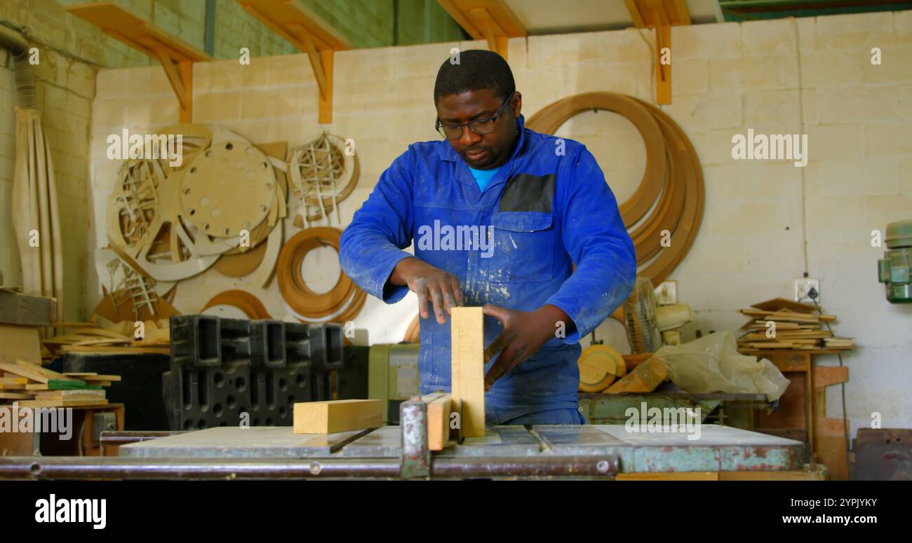 Carpenter working on wooden furniture hi-res stock photography and ...