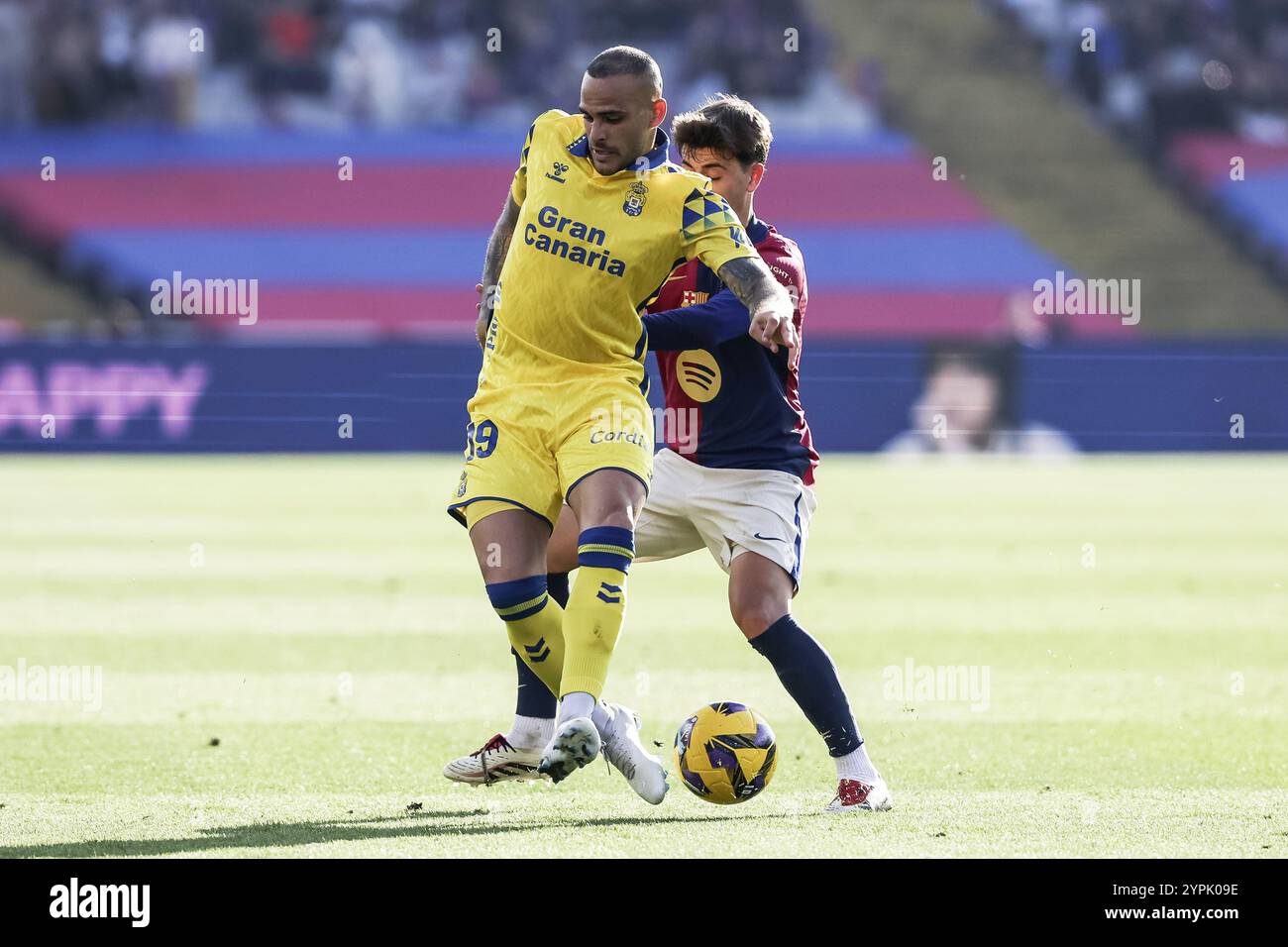 Sandro Ramirez of UD Las Palmas during the Spanish championship La Liga ...