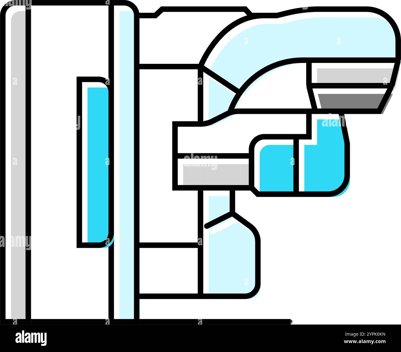 radiation machine cancer treatment color icon vector illustration Stock ...