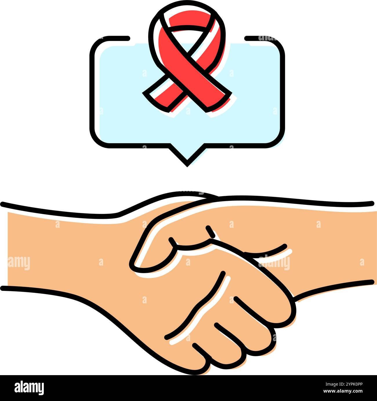 support group cancer treatment color icon vector illustration Stock ...
