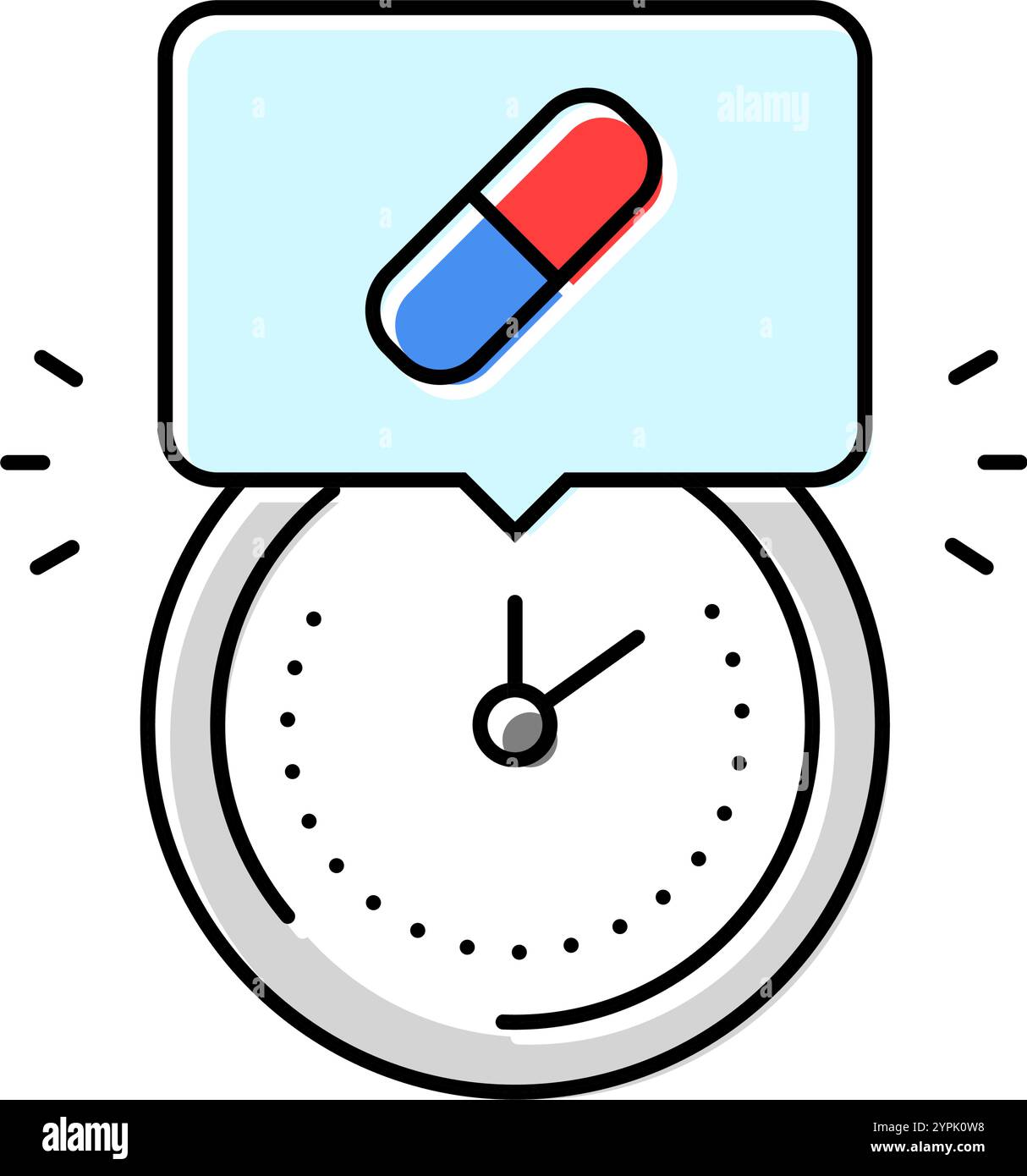 bone marrow transplant cancer treatment color icon vector illustration ...