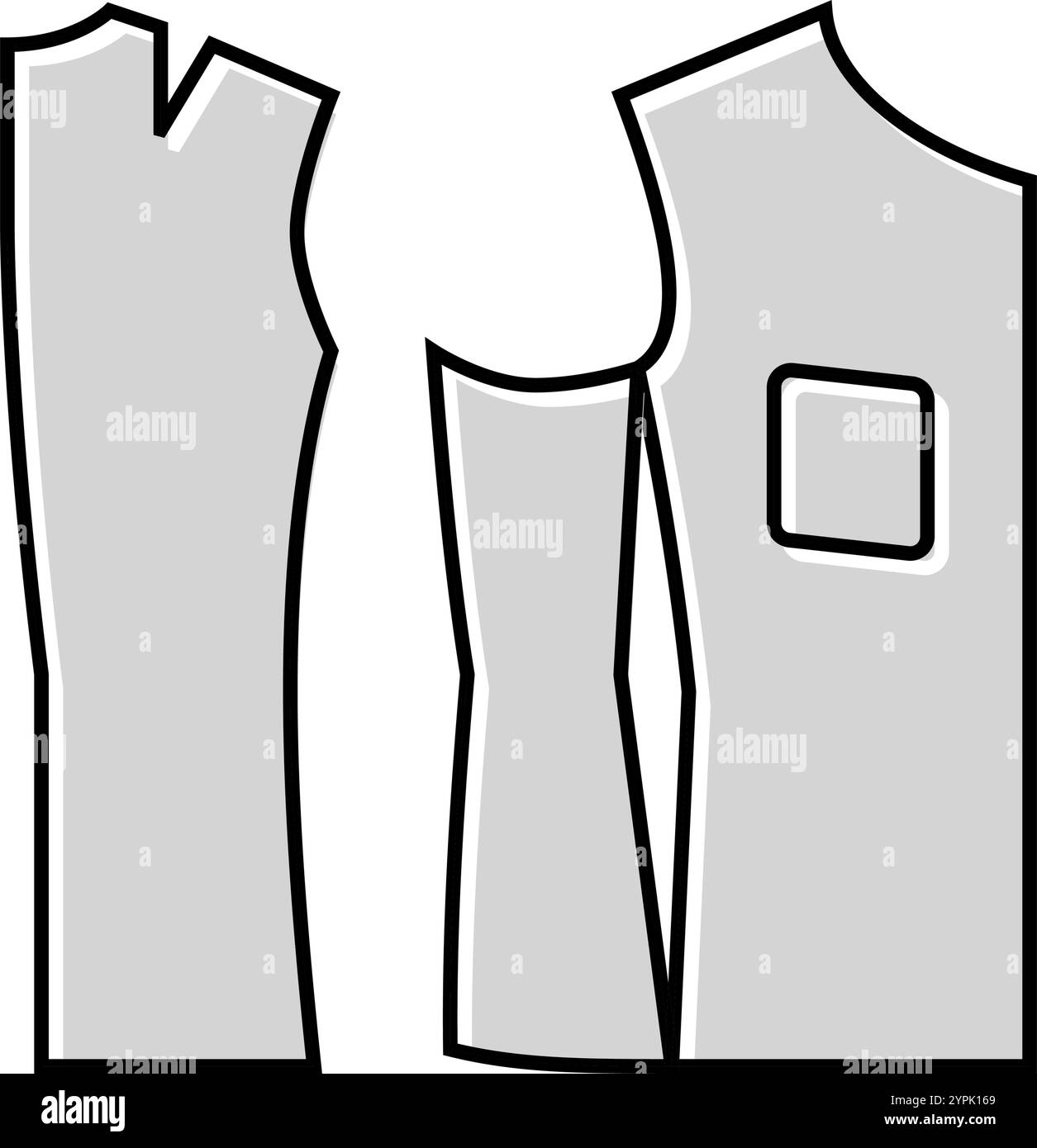 sewing pattern dressmaking fashion color icon vector illustration Stock ...